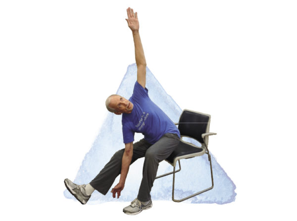 Have a Seat: Chair yoga provides support and stability